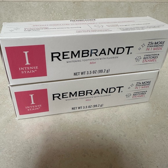 Rembrandt | Bath & Body | 2 Pack Rembrandt Intense Stain Whitening ...